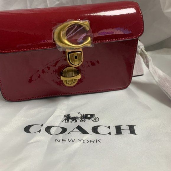 Coach | Bags | Coach Studio Baguette Dual Purpose Bright Red Handbag ...